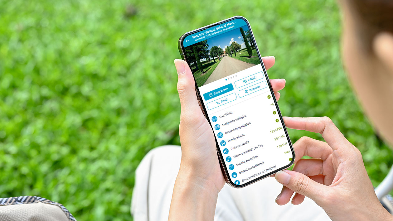 Aplikacja camigo dla rezerwacji miejsc postojowych on-line