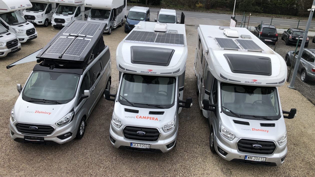Nowe i dobrze wyposażone. Kampery w ofercie Campery Złotniccy