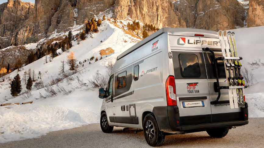 R-Bike firmy Lippert z rozszerzeniem R-Skirun