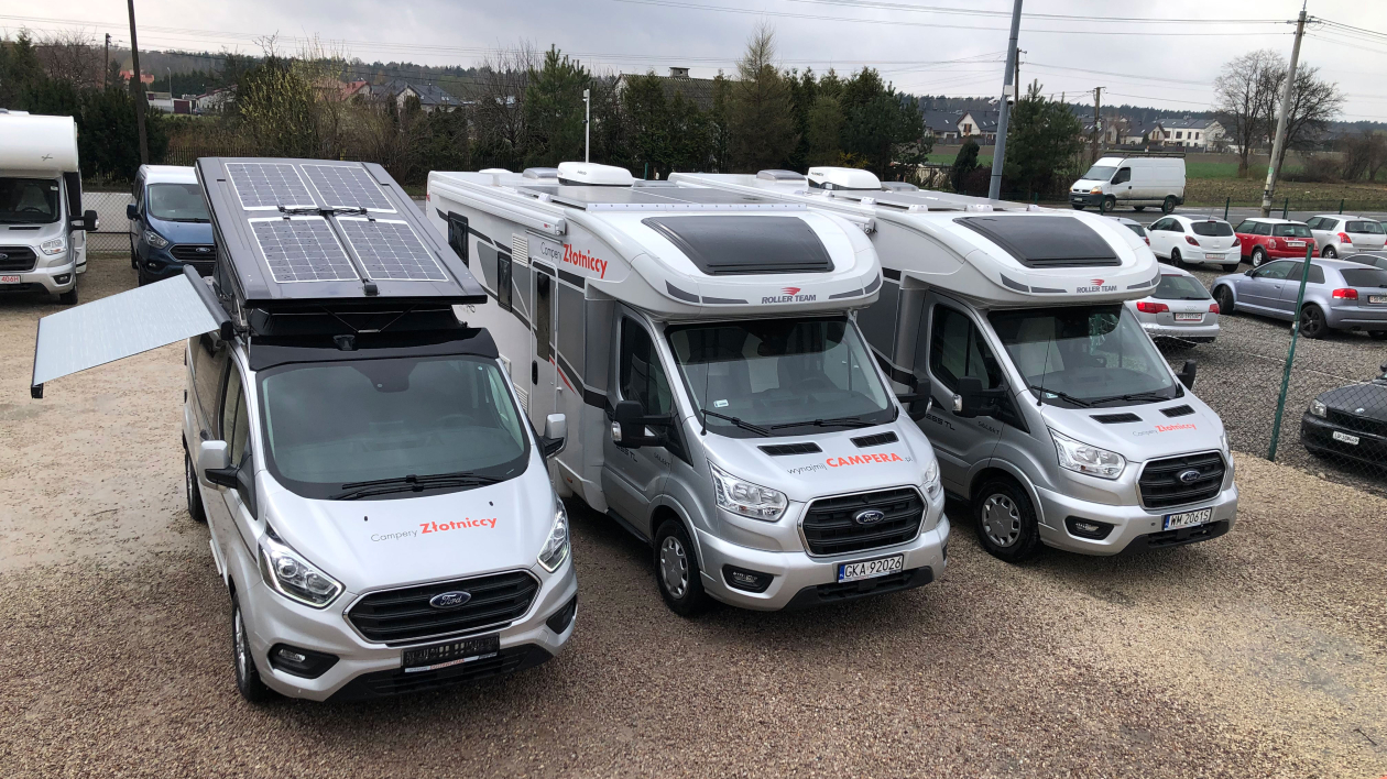 Nowe i dobrze wyposażone. Kampery w ofercie Campery Złotniccy