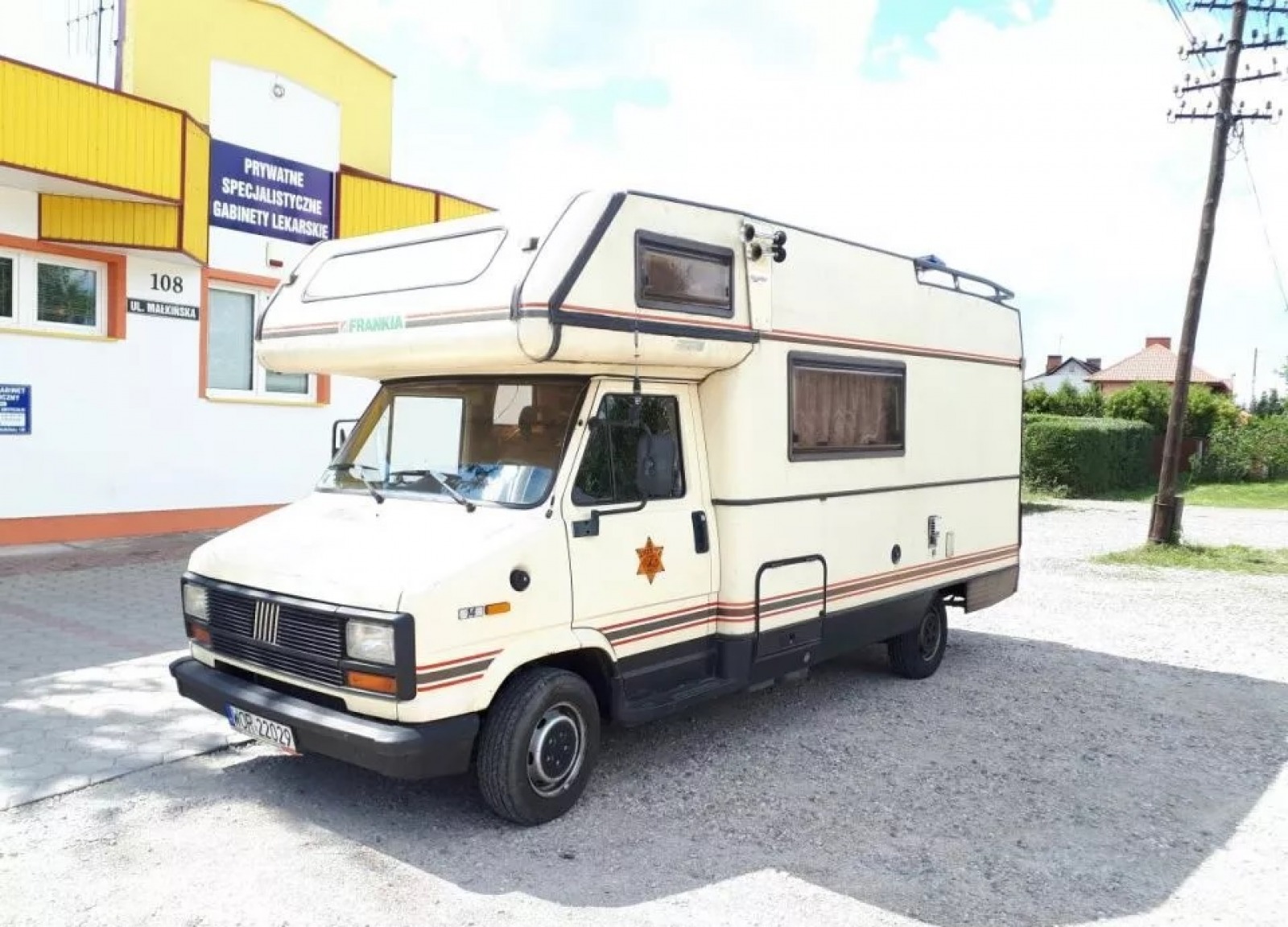 Kamper Fiat Ducato Frankia z 1989