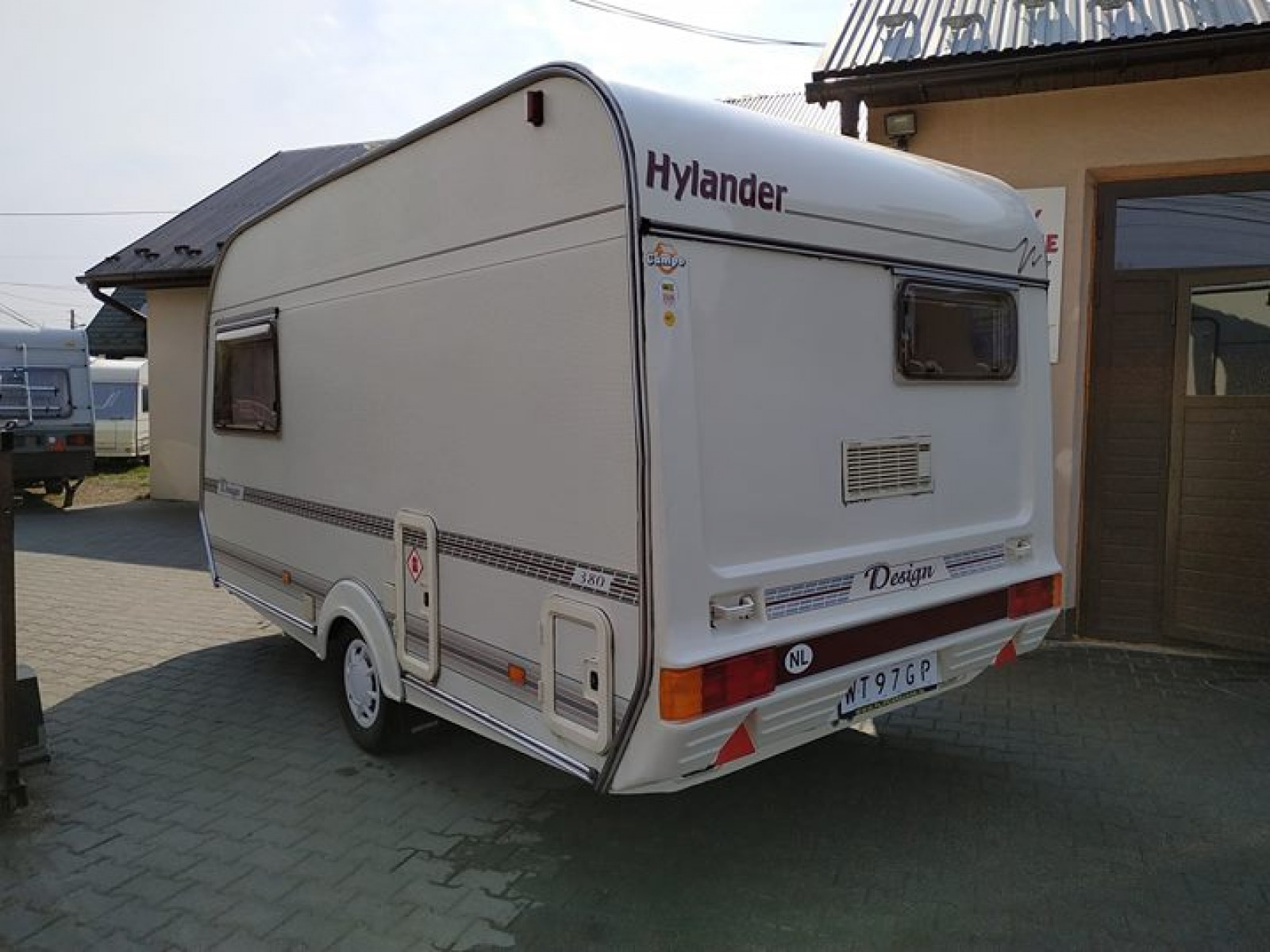Hylander Design 380, 1998 rok, przyczepa kempingowa