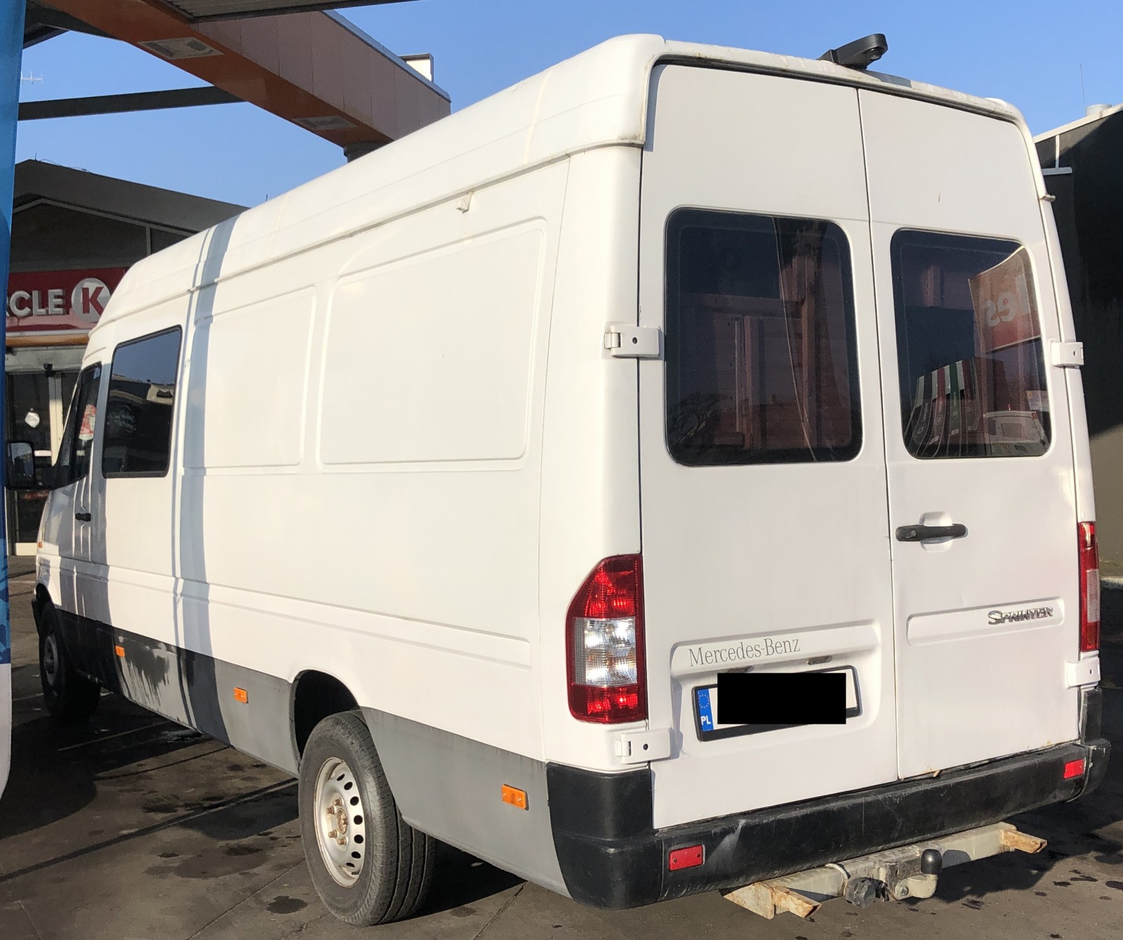 Mercedes Sprinter 312 max w trakcie przebudowy