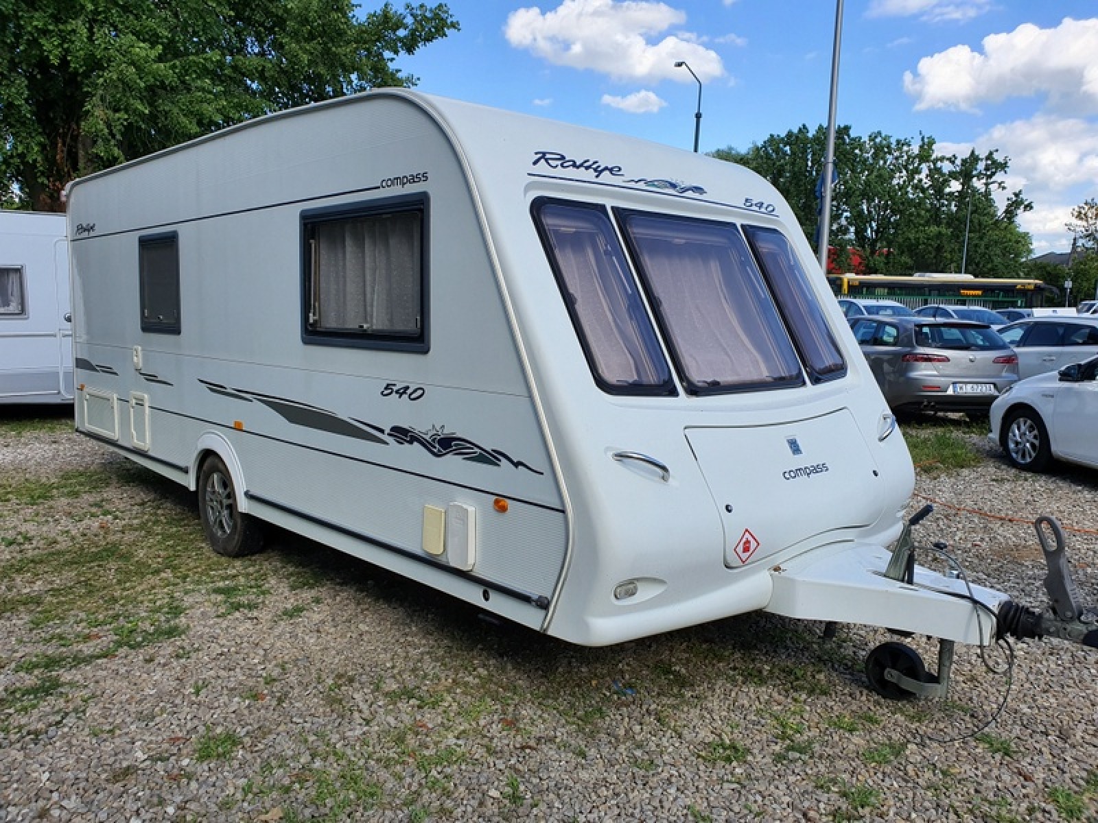 Compass Rallye 4,5 osób Fajny rozkład przedsionek/namiot Duża łazienka ...