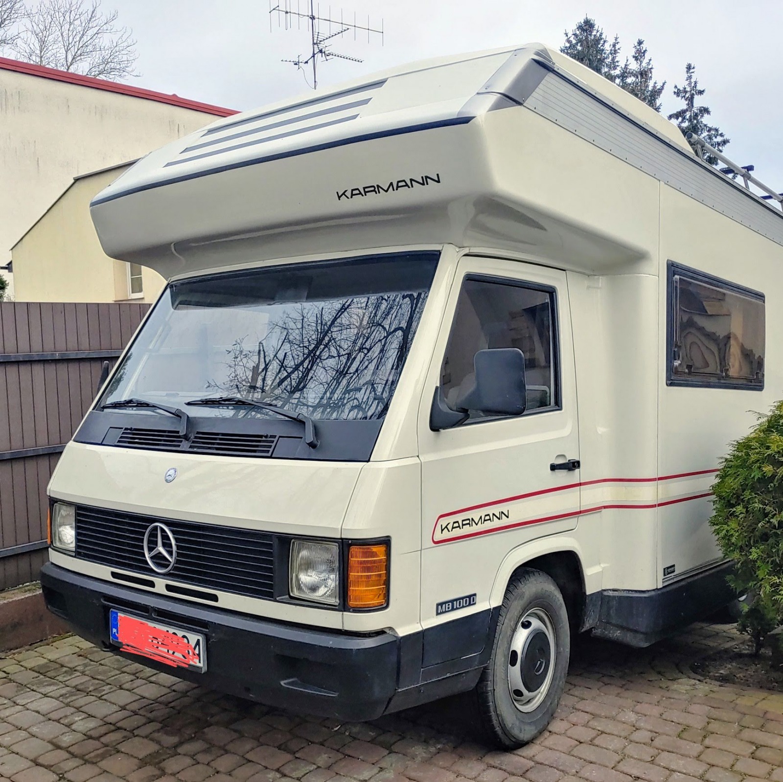 Kamper Mercedes-Benz MB100 KARMANN, gotowy do wyjazd